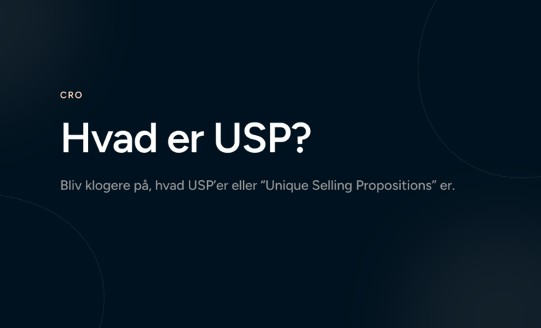 Hvad er USP og hvordan bruger du det? | Morningtrain | Blog